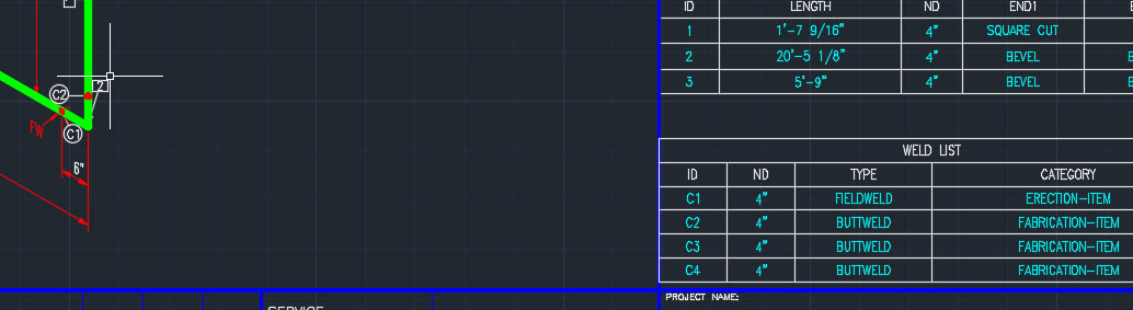 ISOMETRIC WELD LIST - Autodesk Community