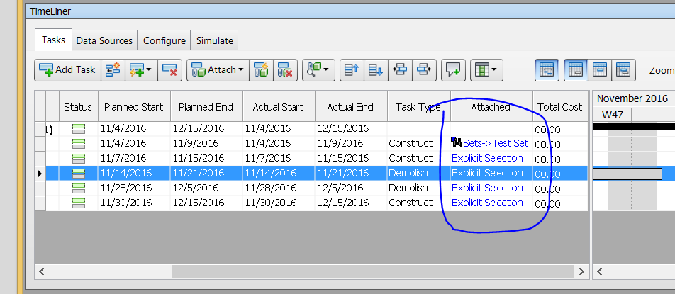 Solved: Timeliner - show objects attached to specific task - Autodesk Community