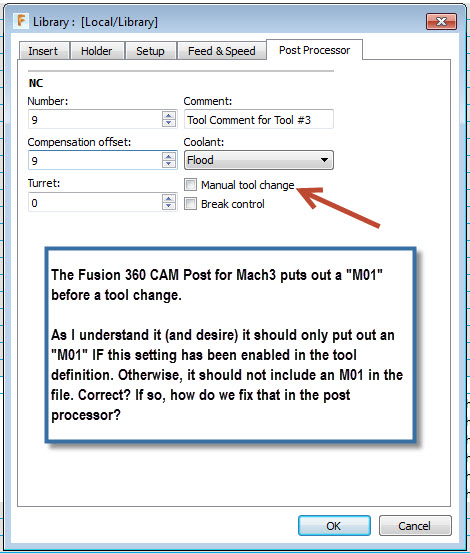 M01 Optional Stop not working properly in Mach3 Post - how to fix ...