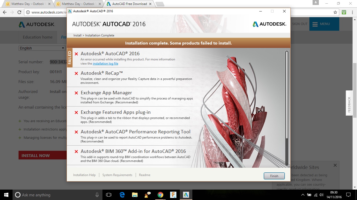 AutoCad 2015 2016 2017 INSTALLING ON WINDOWS 10 - Autodesk Community
