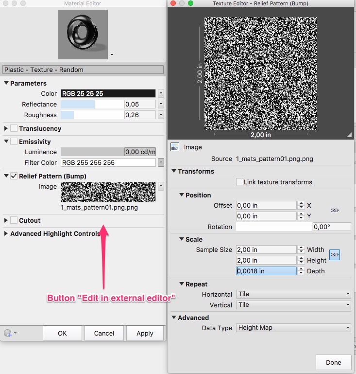 Allow to edit bump maps in external editor - Autodesk Community
