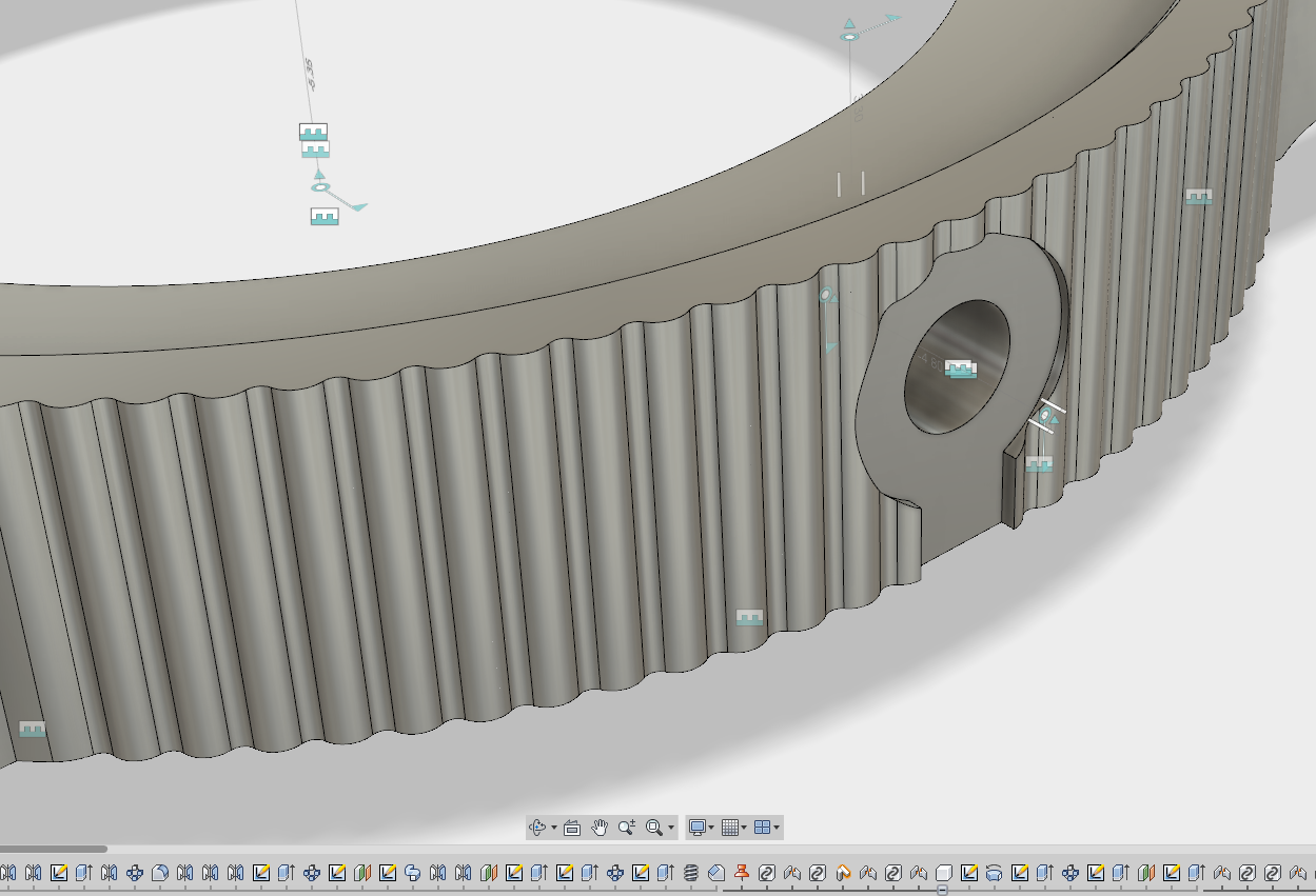 Circular pattern option to use the angle between instances - Autodesk ...