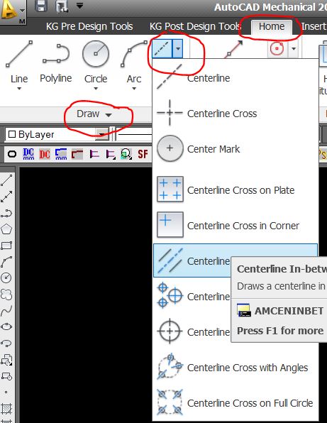 Center lines - Autodesk Community