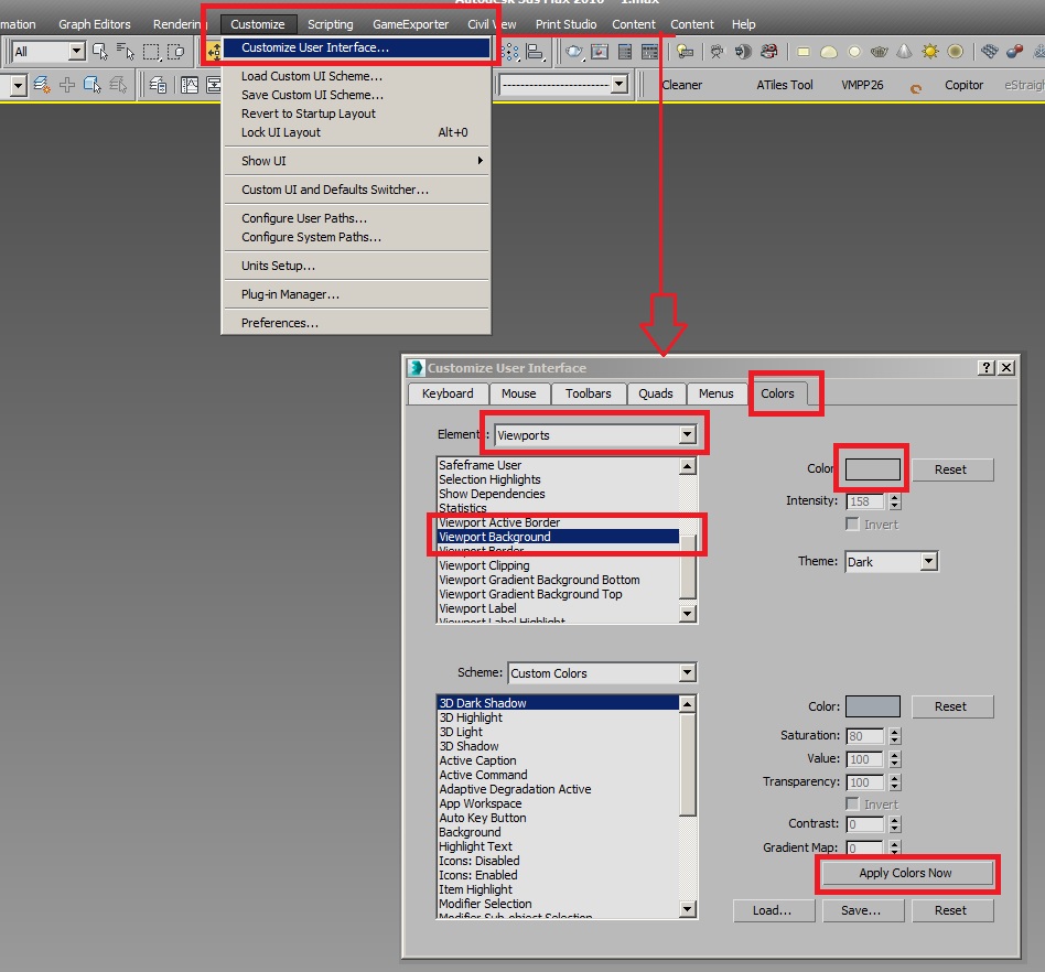 Solved: dark viewport 3d max 2017 - Autodesk Community