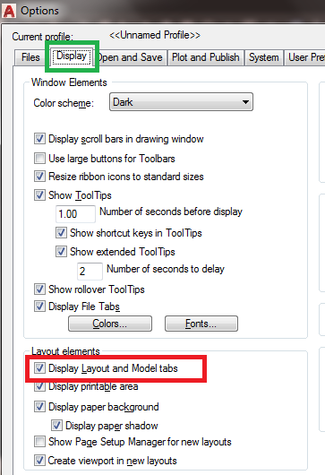 New Layer Icon... Where has it gone? LAYOUT Tab on the Ribbon ...