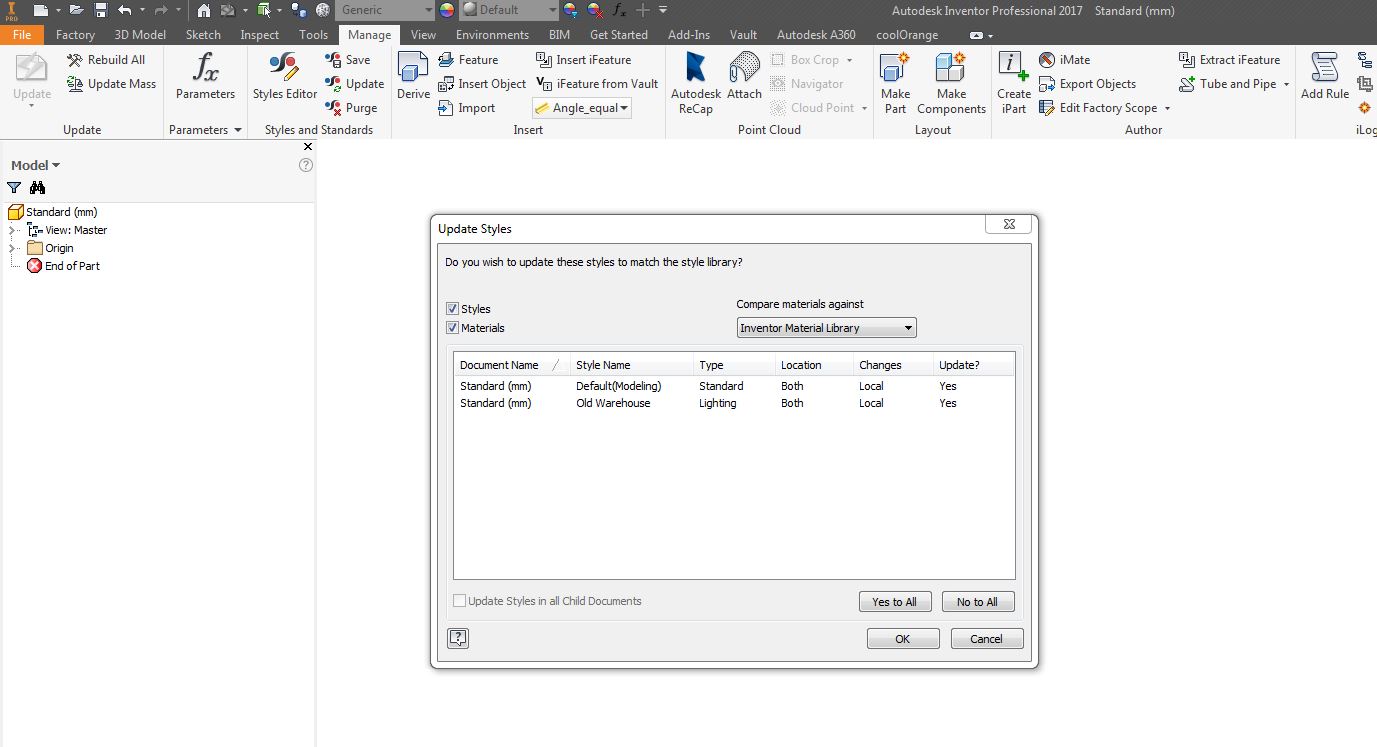 Solved Style Conflict Issue Inventor 2017 Fds Autodesk Community