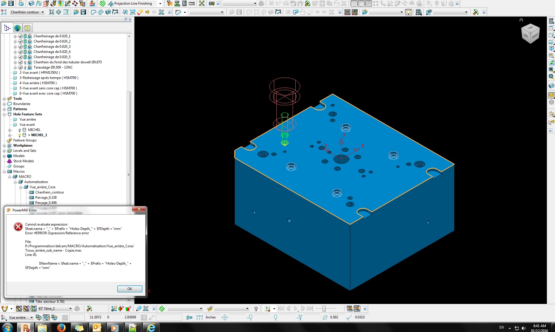 Solved: Macro for isolate hole depth - Autodesk Community
