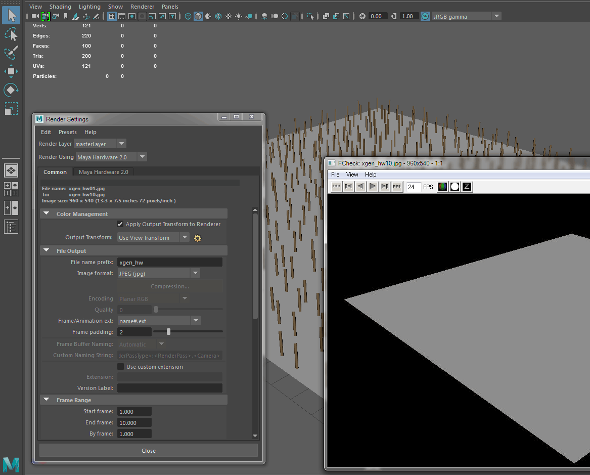 Maya2017 xgen hardware batch rendering not working - Autodesk Community