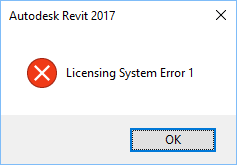 Solved: Revit 2017 Licensing System Error 1 - Autodesk Community