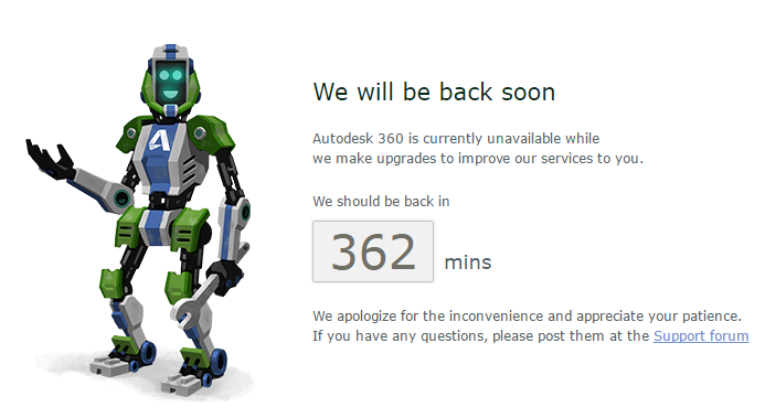 Solved: RESOLVED: Fusion 360 Service Outage - Autodesk Community