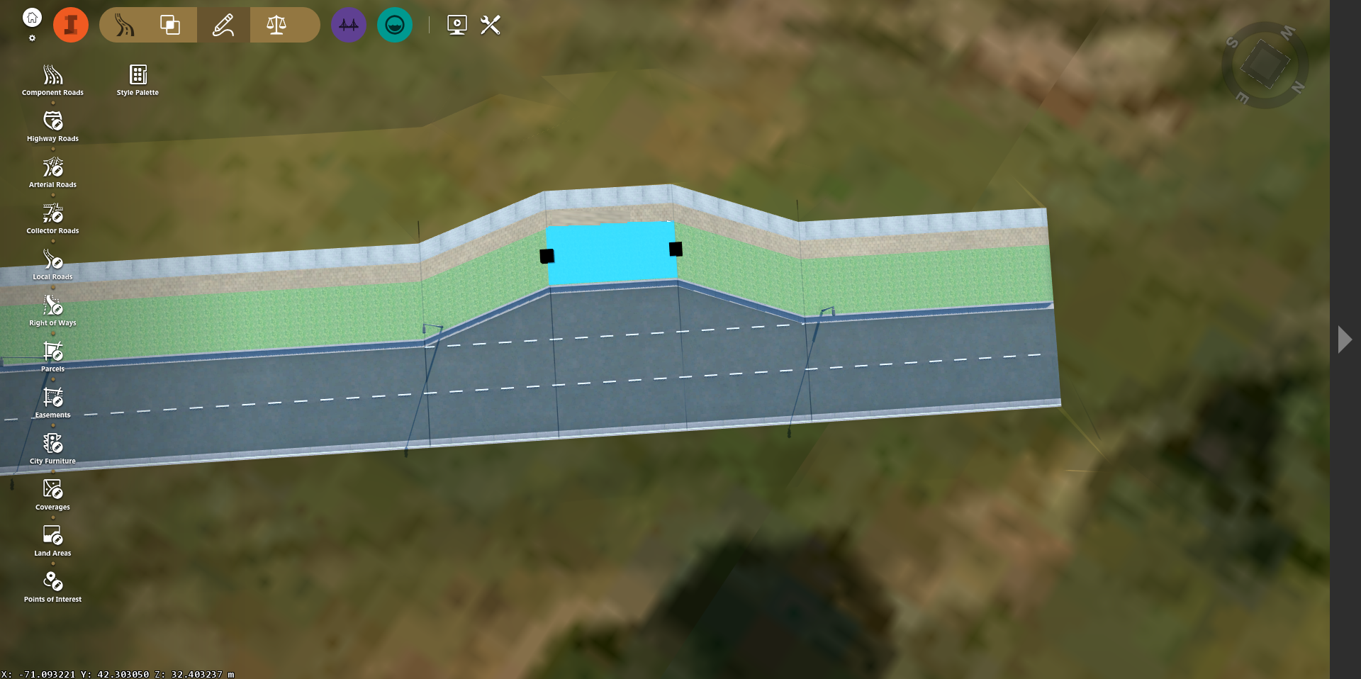 Solved: Straight walkways and bike lanes with varying road width - Autodesk Community