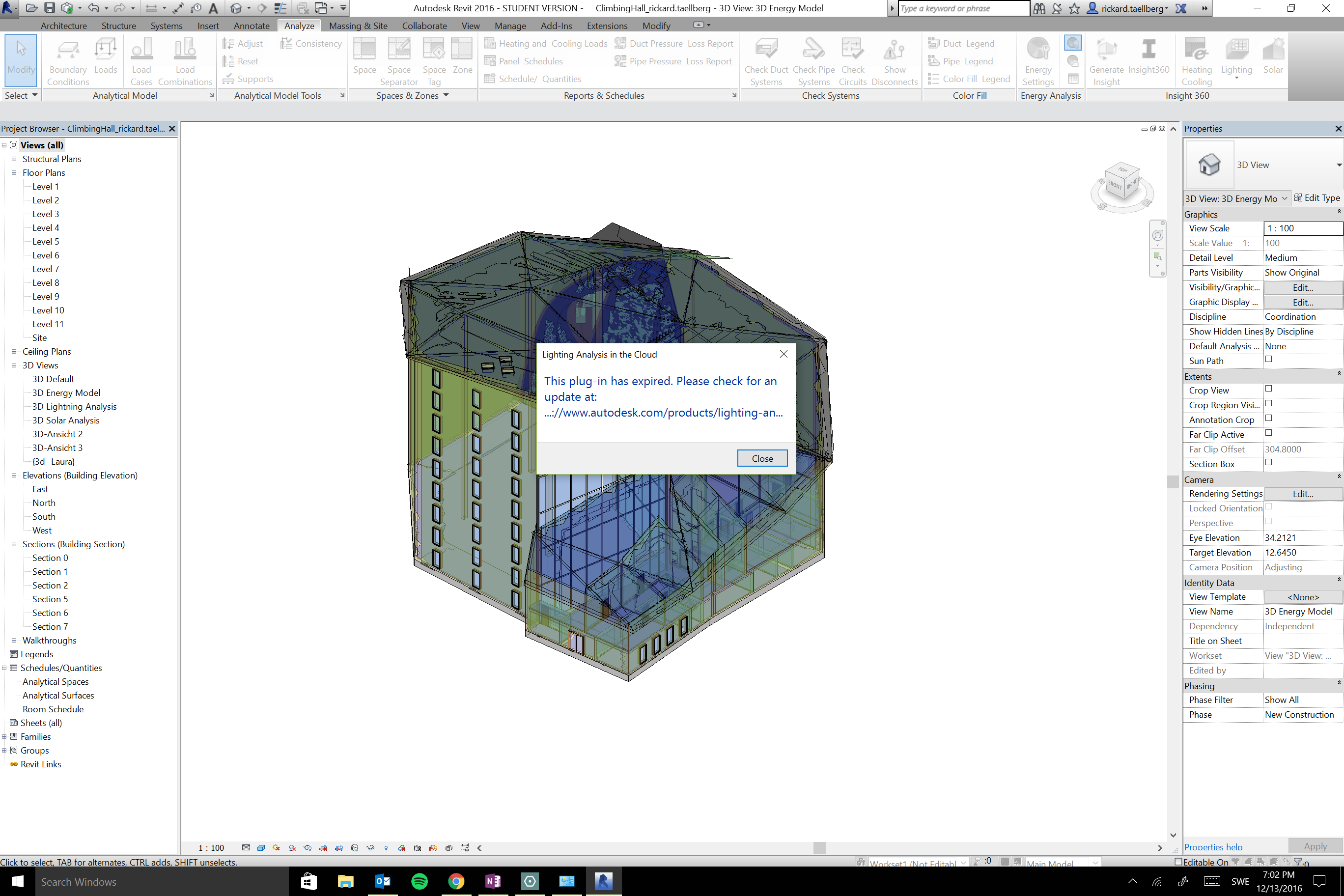Energy analysis - Autodesk Community