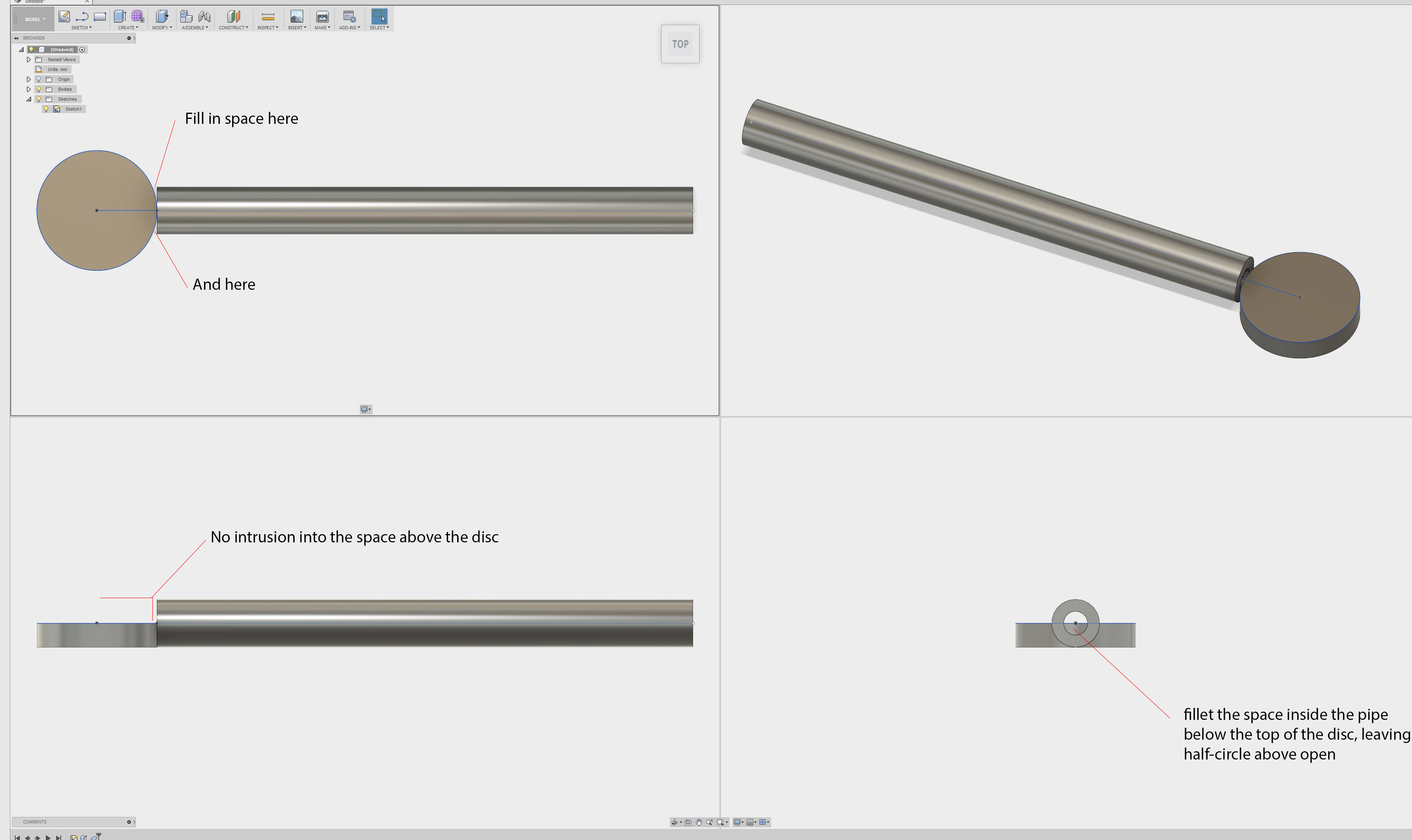 How to connect these two parts? - Autodesk Community