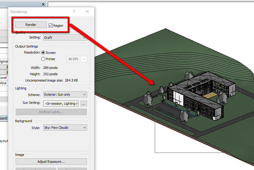 Solved: How to change the SIZE of the render in Revit - Autodesk Community