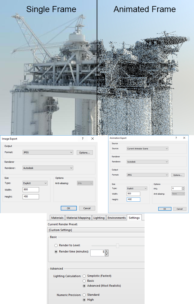 Solved: Differing render quality from single frame render to animation ...