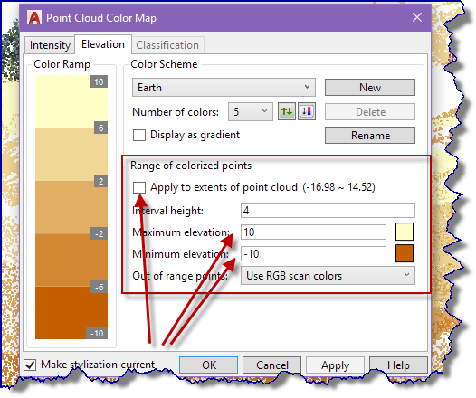 Solved: Point Cloud Color Stylization of portion - Autodesk Community