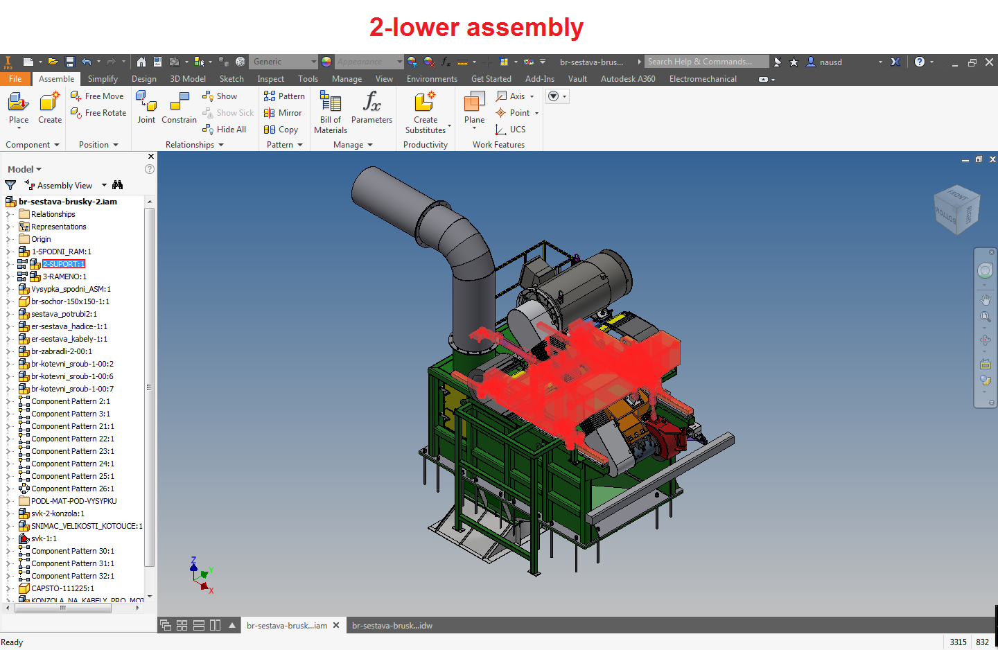 One assembly Reference around background for more drawings - Autodesk ...