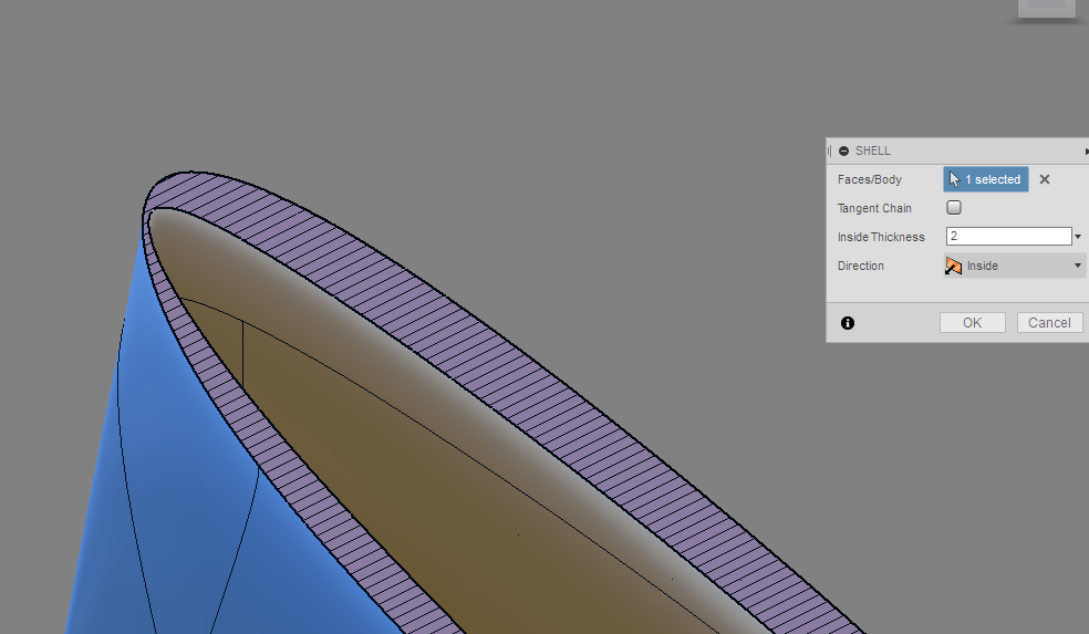 Shell with Multiple thickness - Autodesk Community