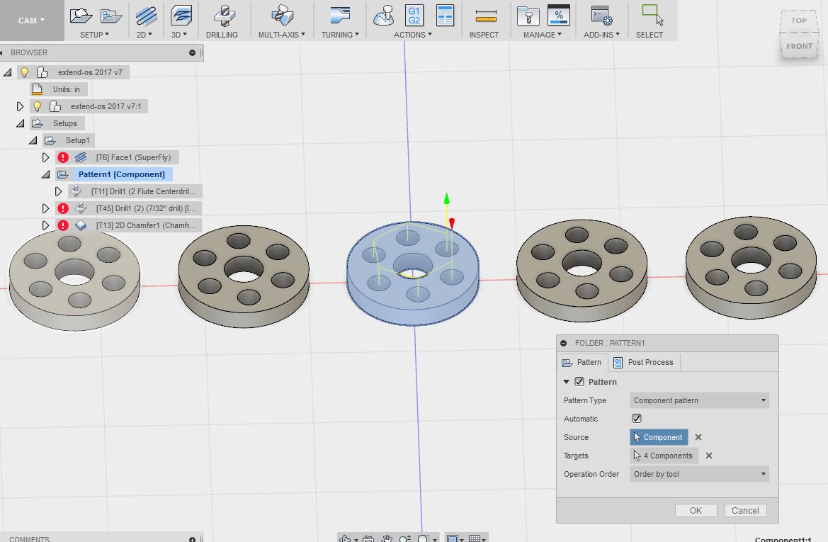 Solved: Cam Component Pattern issue - Autodesk Community