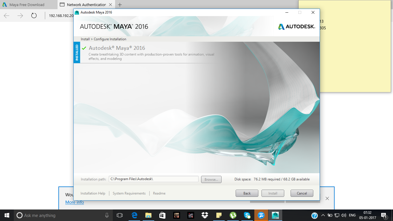 I can't install maya 2017 (student version) - Autodesk Community