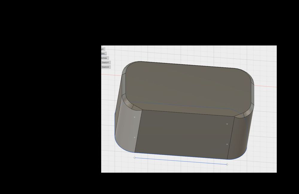 Solved: How to taper out a chamfer on a curved edge? - Autodesk Community