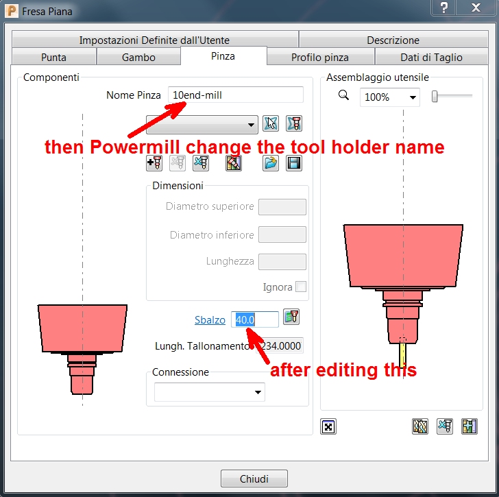 tool holder abnormal rename - Autodesk Community