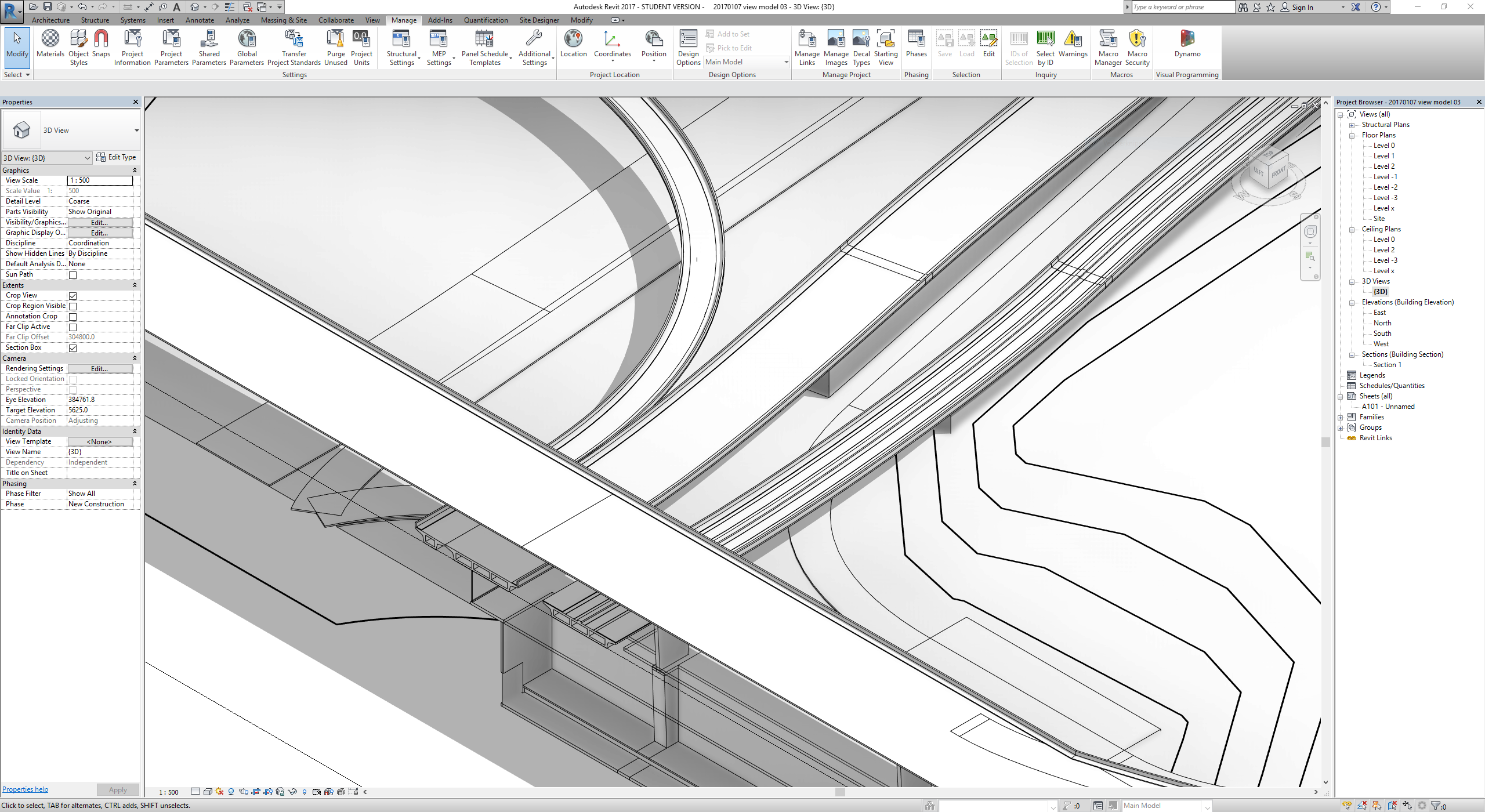rhino model not cutted in on every level in revit (mass-in-place ...