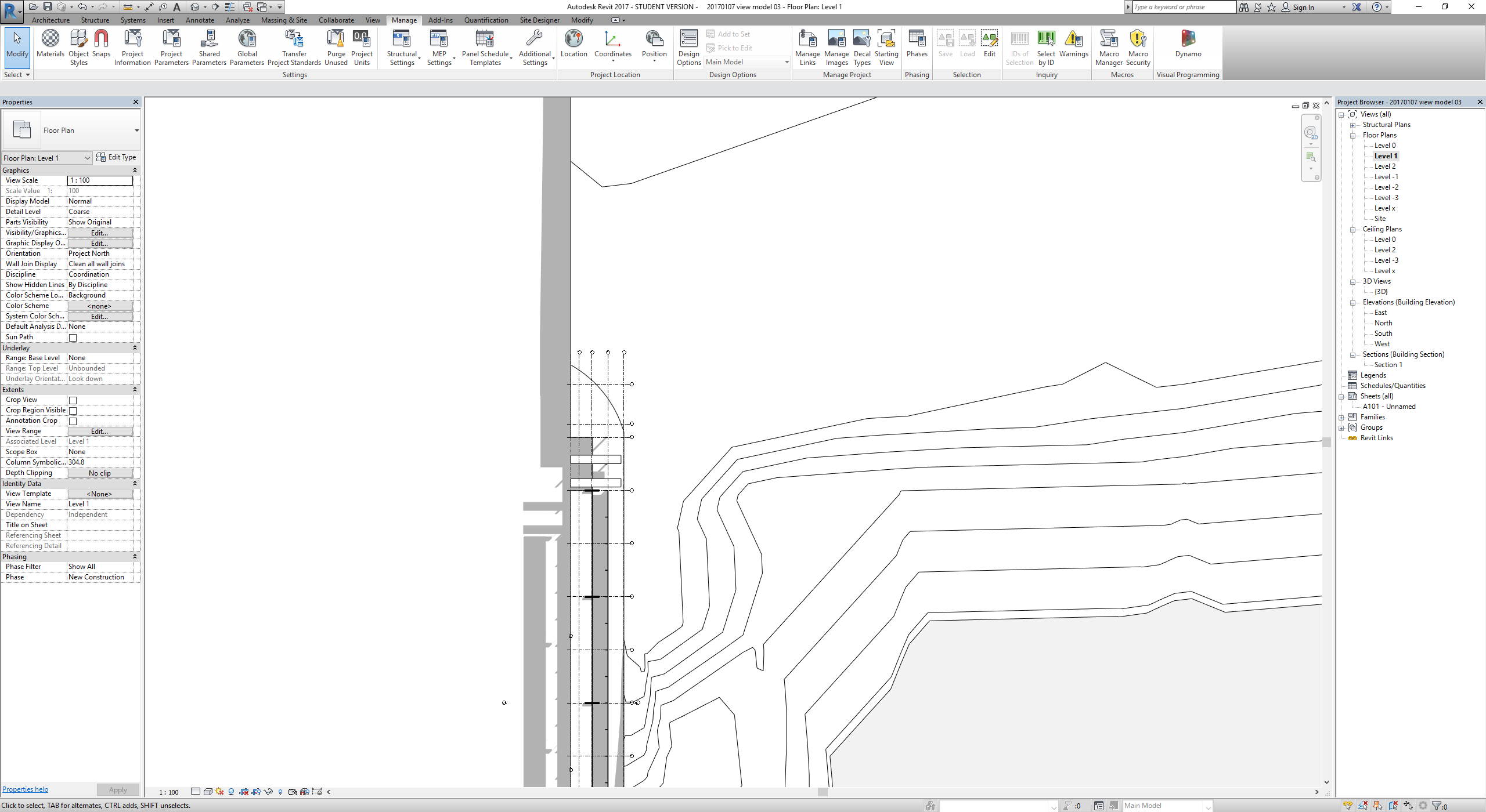 rhino model not cutted in on every level in revit (mass-in-place ...
