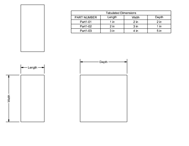 Dimension Table in Drawing - Autodesk Community