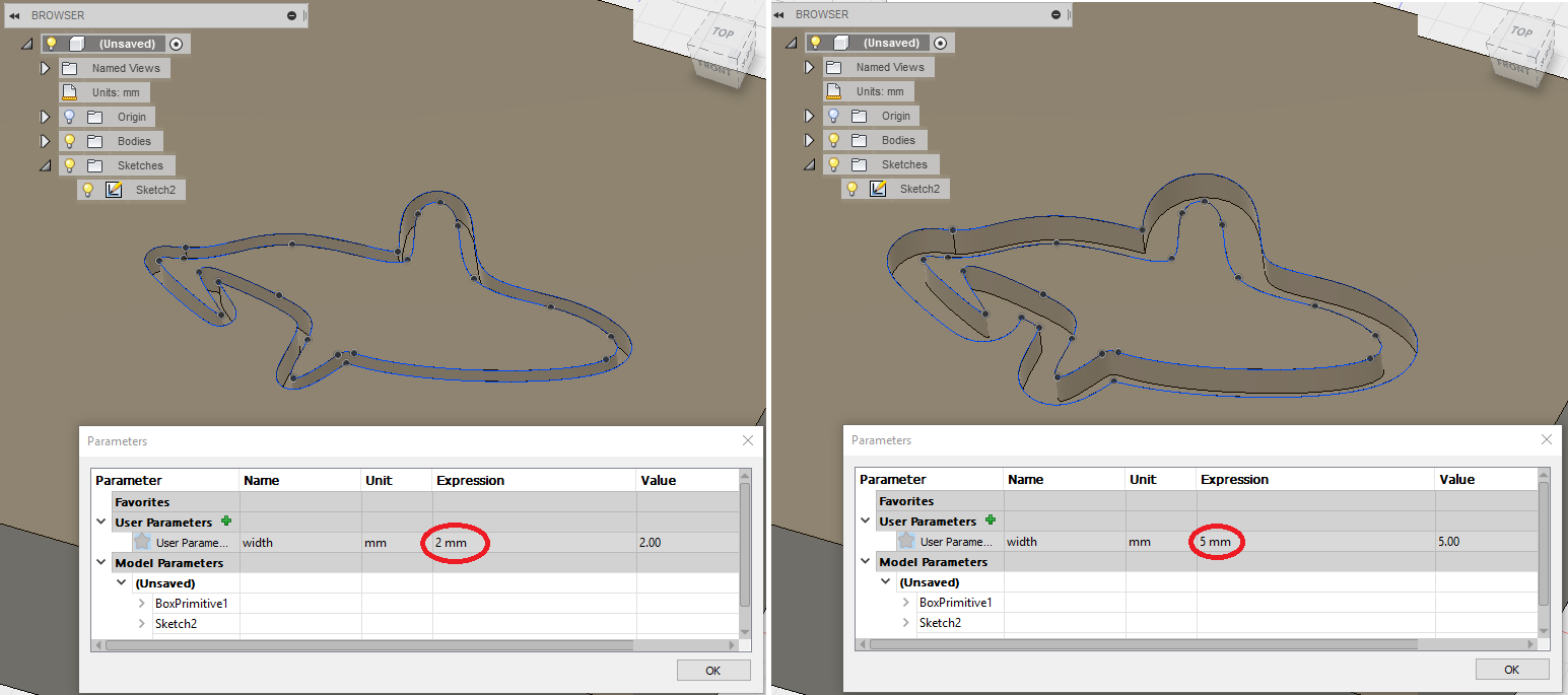 shrinking a part while keeping the overall dimensions? - Autodesk Community