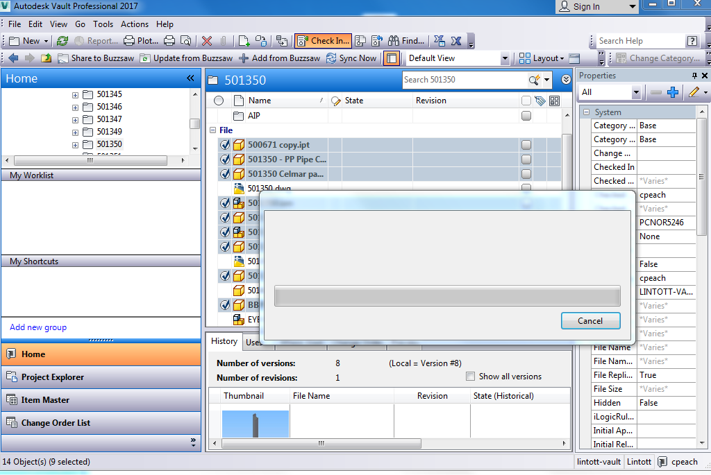 check in/out times in vault - Autodesk Community