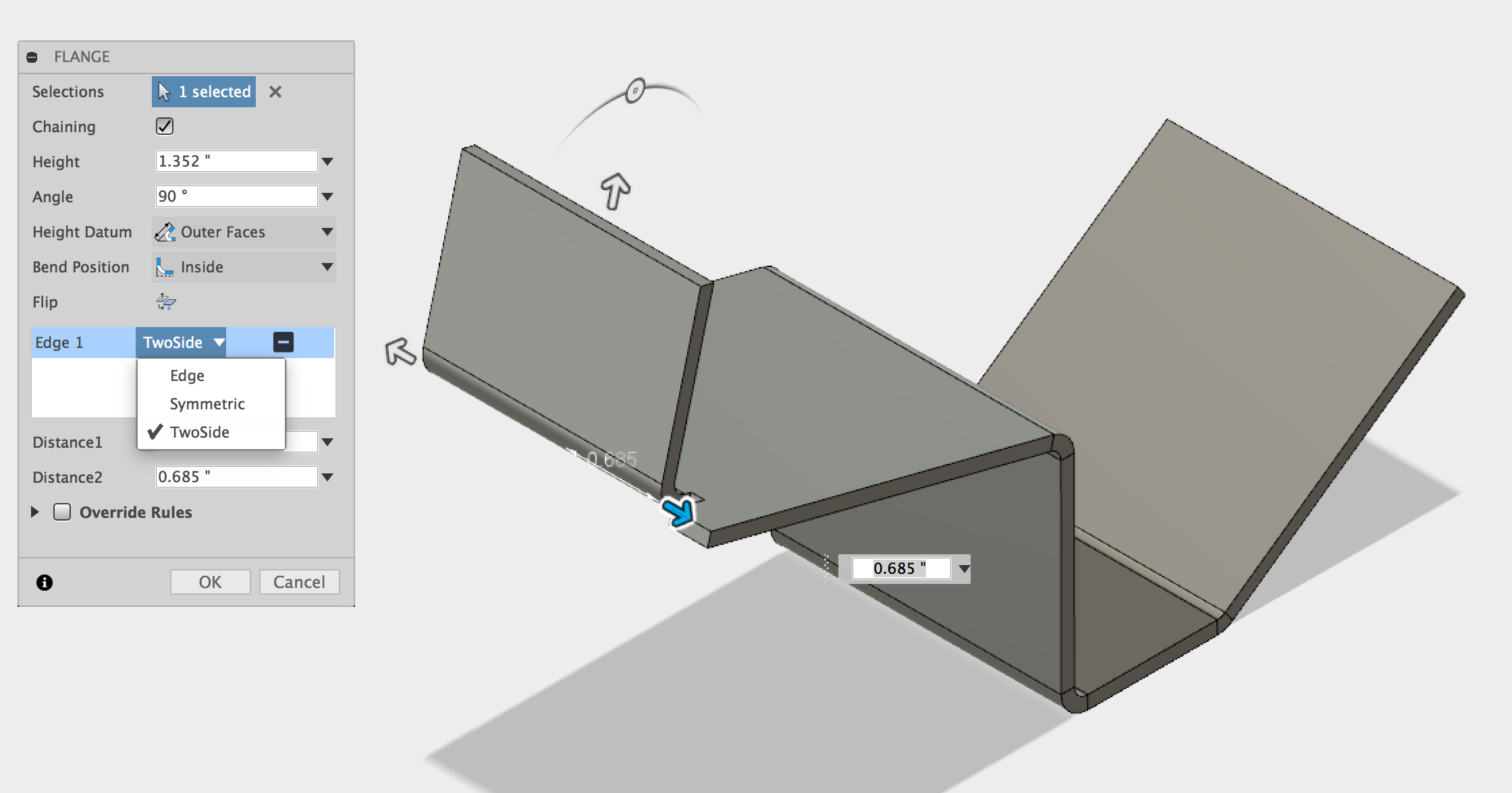 Sheet Metal Edge Flange - Autodesk Community