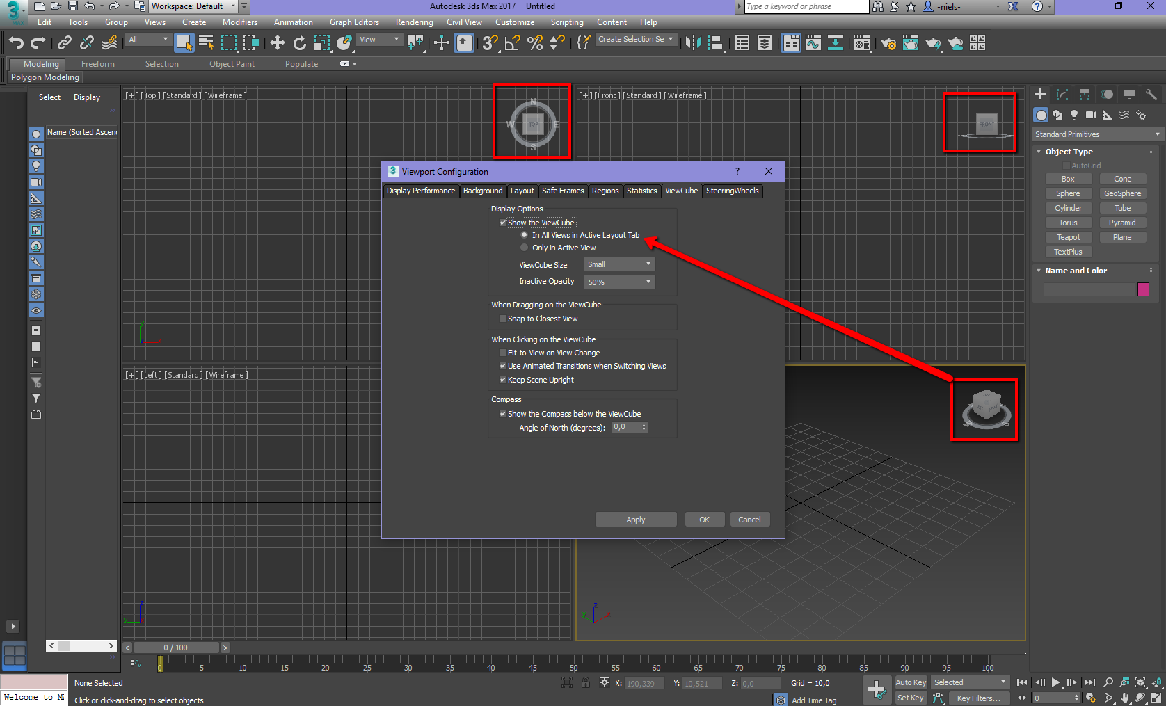 Solved: Strange white box in viewport at startup - Autodesk Community