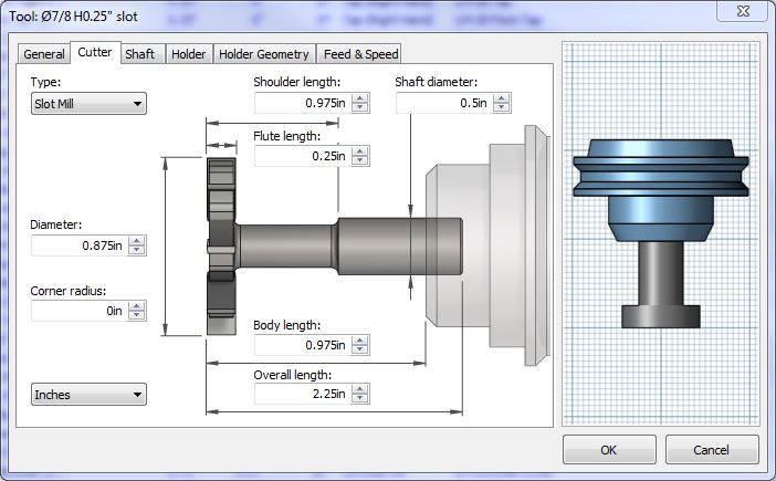 Slot Mill Definition missing Shoulder diameter - Autodesk Community