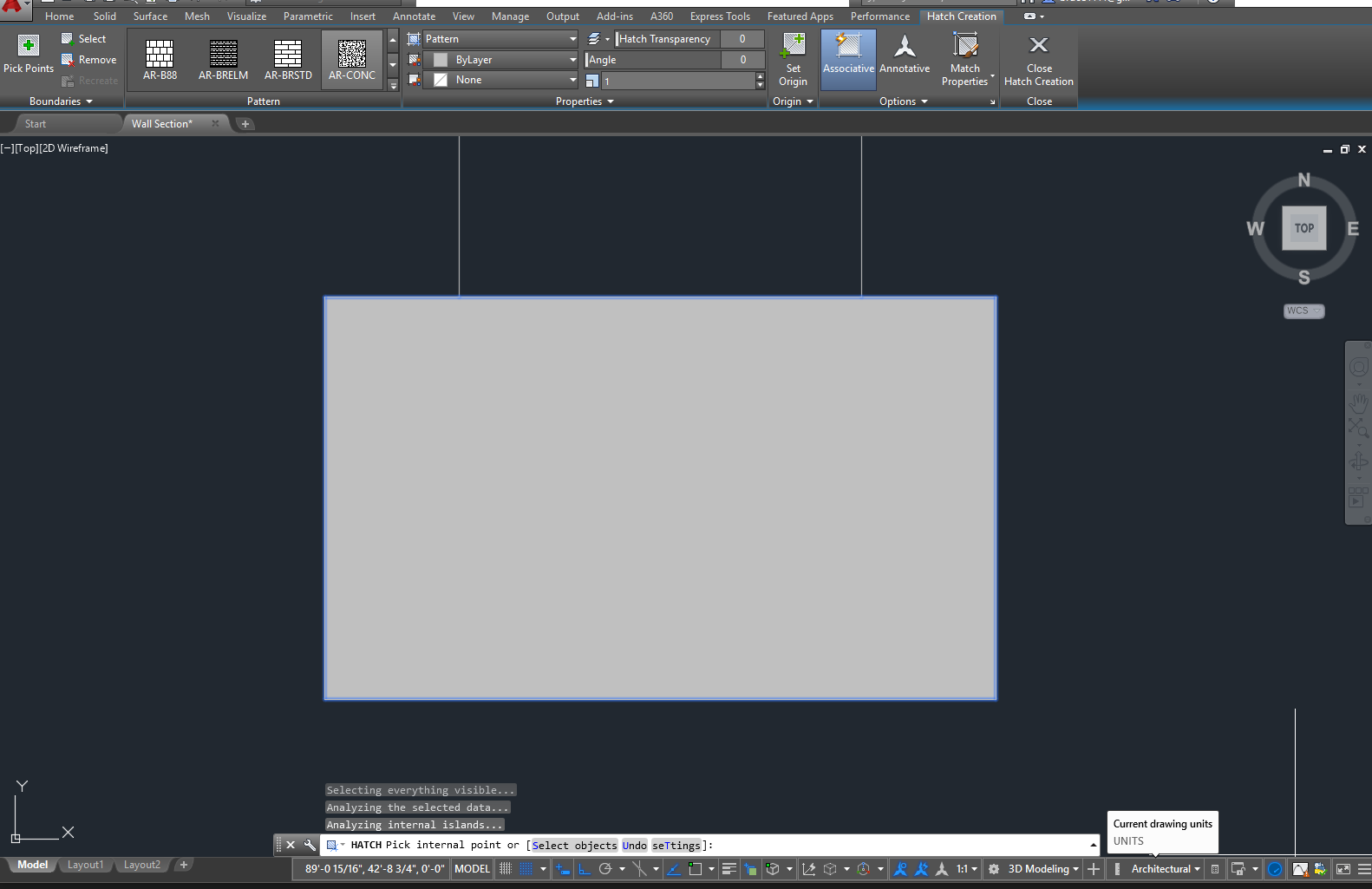 Concrete Pattern Autocad