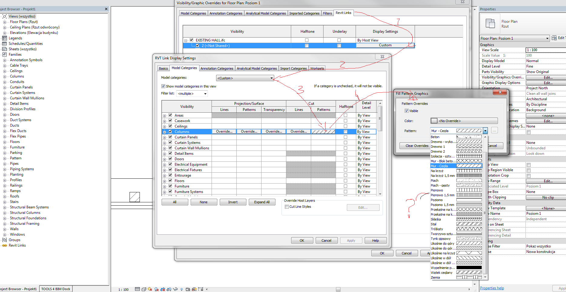 Filled Patterns Does Not Show In Visibilitygraphics Autodesk Community 2090