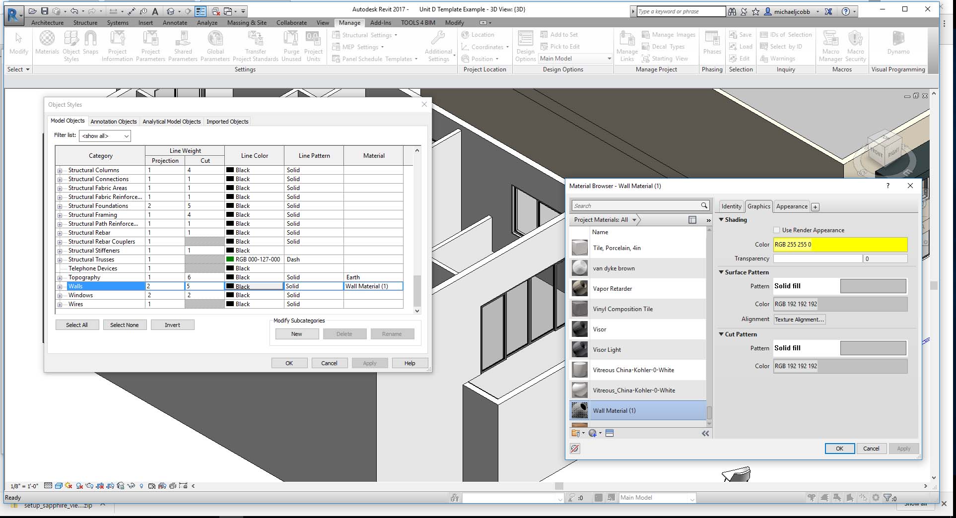 Solved: Wall Ends Showing as a different color with Shaded Display ...
