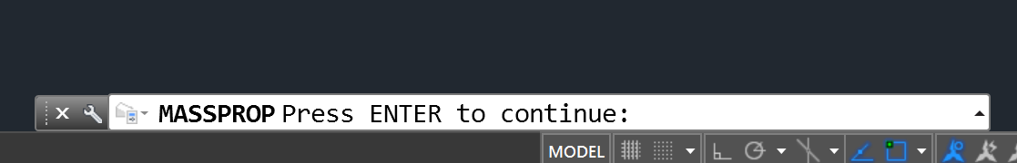 Solved: Running MASSPROP command through VBA - Autodesk Community
