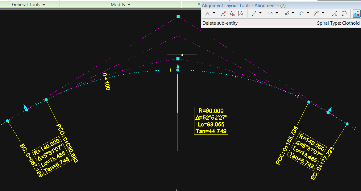 Solved: two centered curve - Autodesk Community