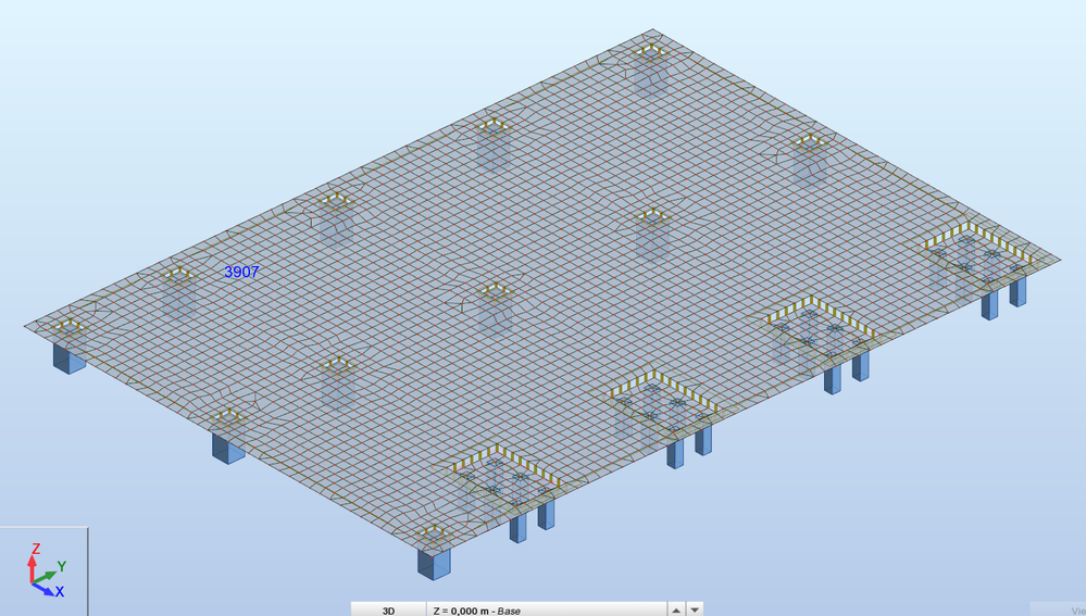 Solved: Flat Slab with thickened concrete at column locations ...
