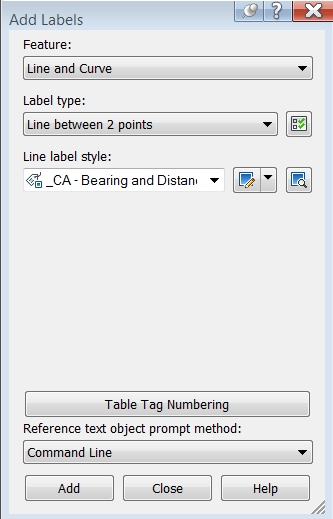 label common parcel line w/ span? - Autodesk Community