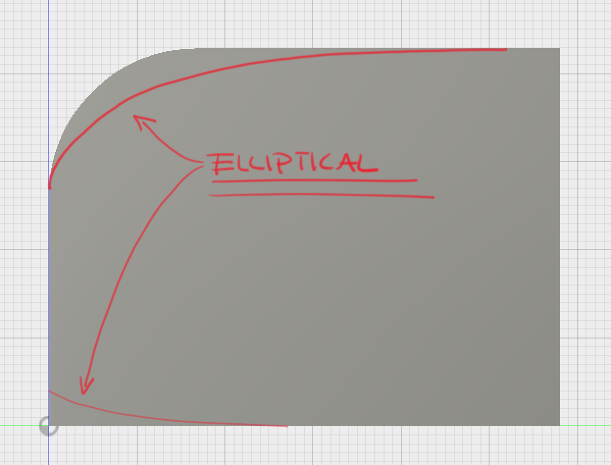 Eliptical Radius option in the fillet tool!!!!! - Autodesk Community