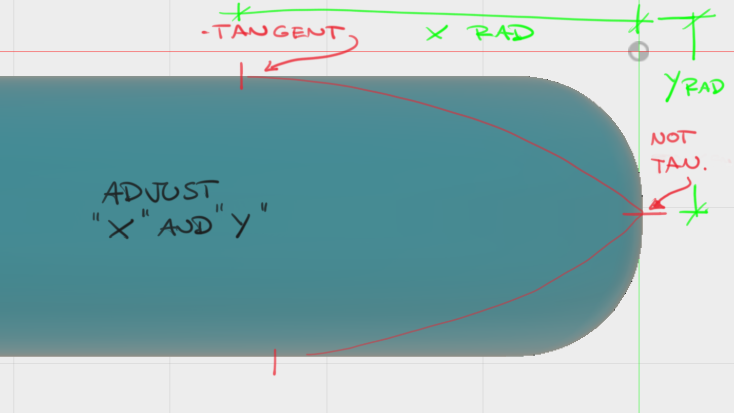 Eliptical Radius option in the fillet tool!!!!! - Autodesk Community