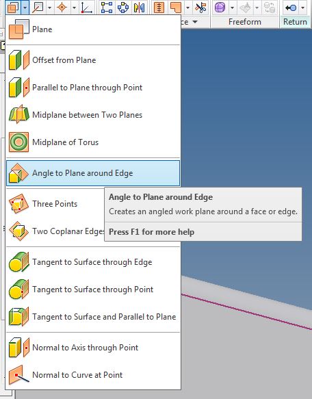 Solved: making a plane perpindicular to as surface/ plane - Autodesk ...