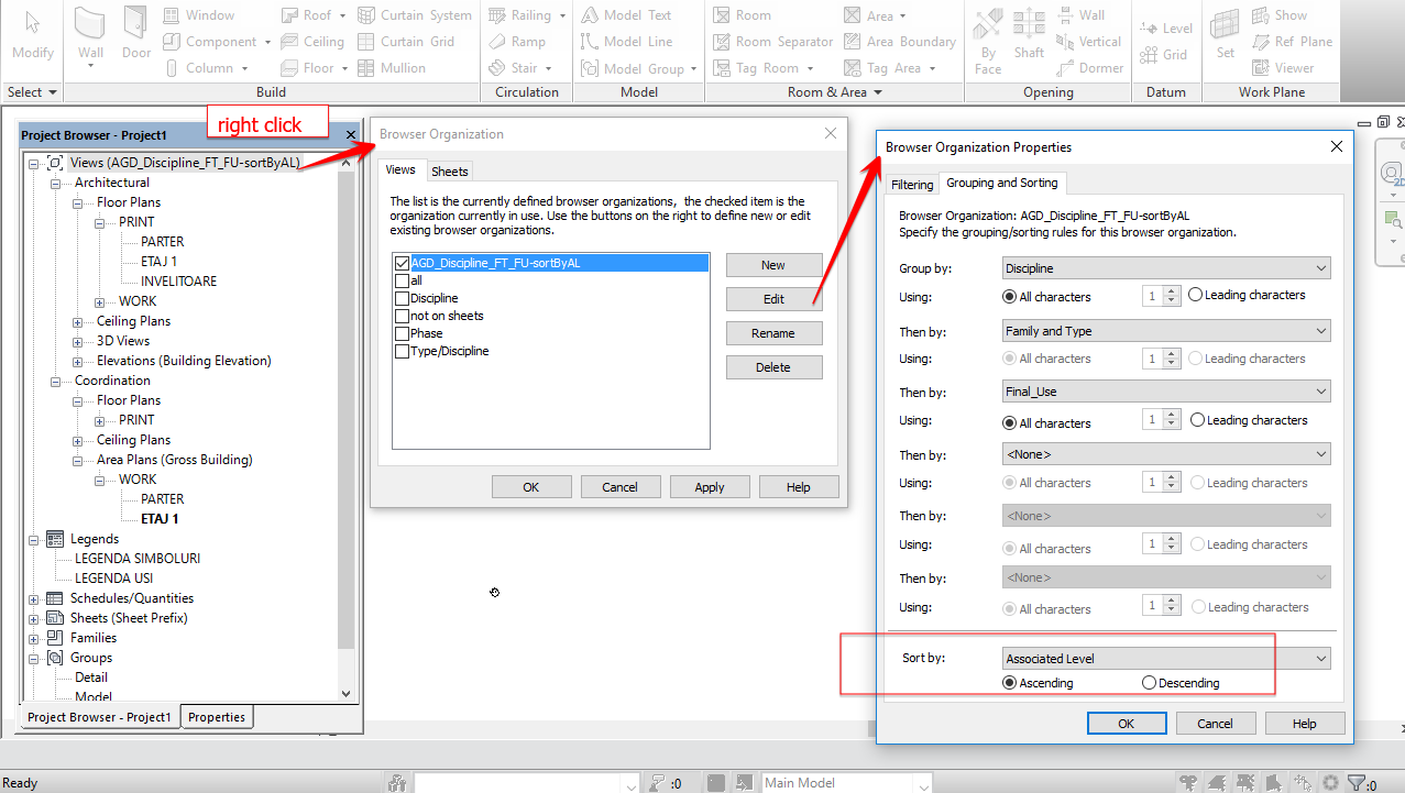 Solved: project browser order - Autodesk Community