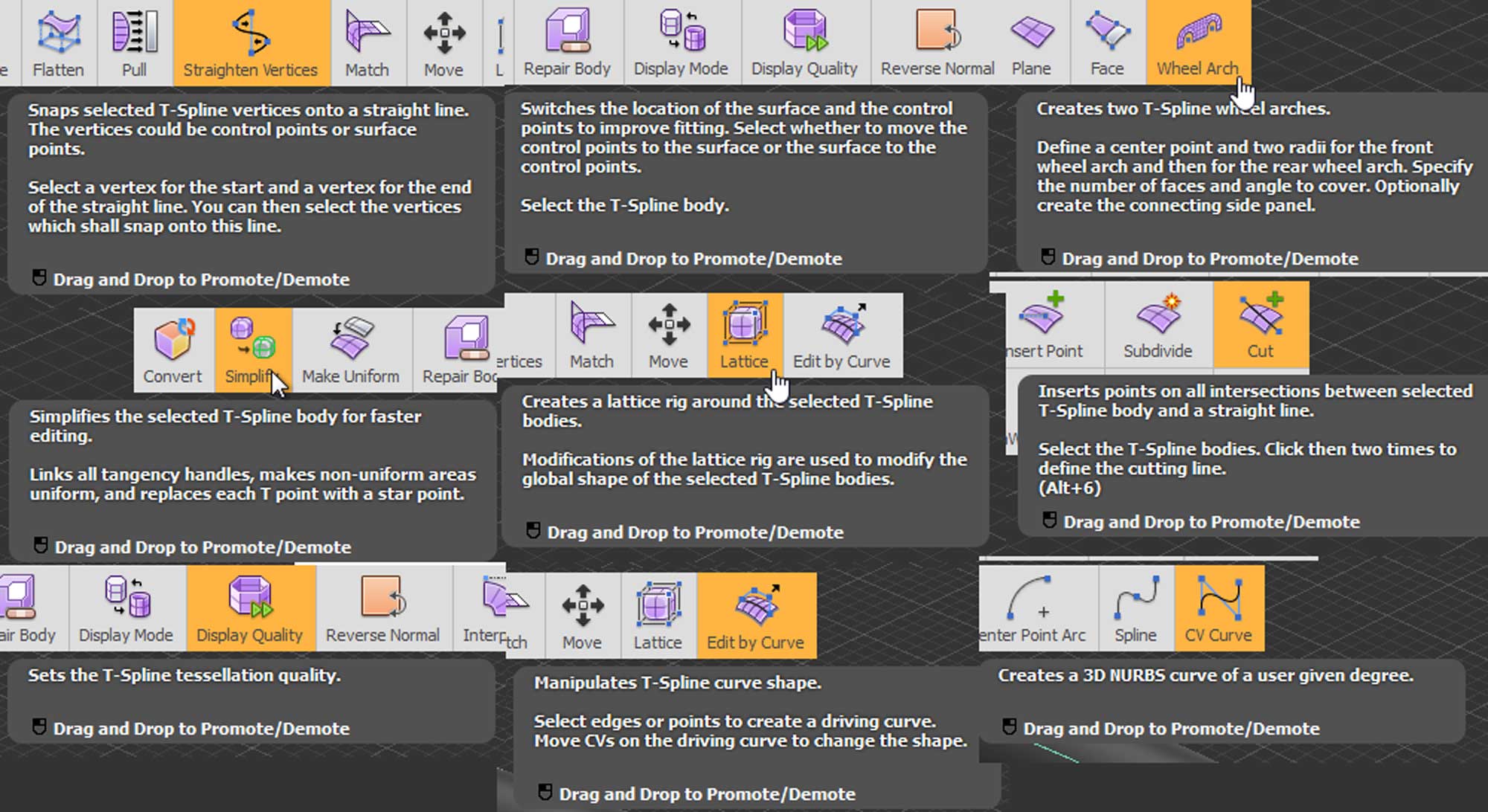 Full T-Spline toolset! Speedform Parity - Autodesk Community