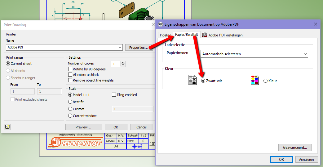 Print one layer grayscale, screen colors different. - Autodesk Community