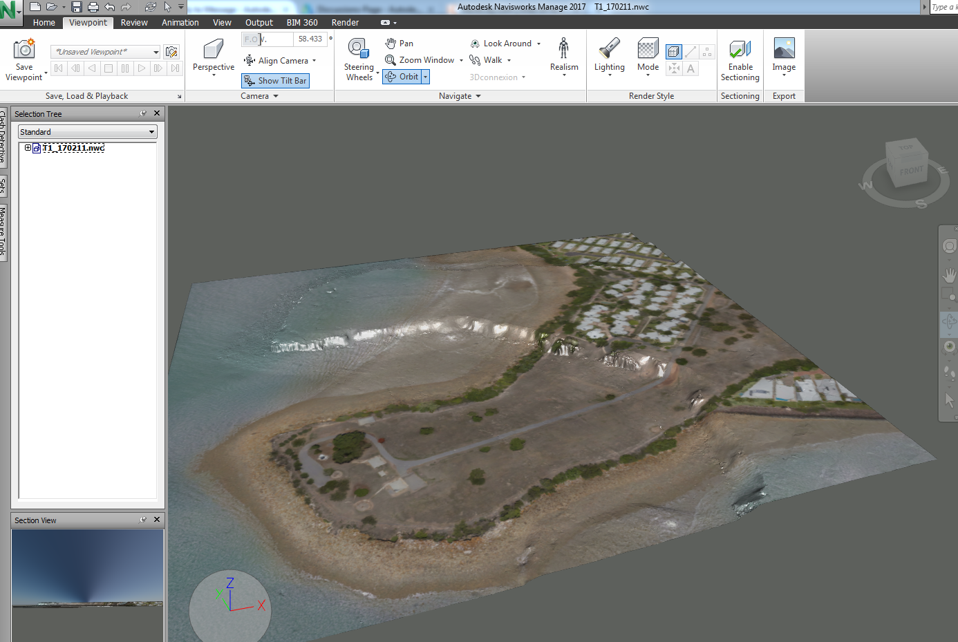 How to display a draped image on a Civil 3D surface in Navisworks ...