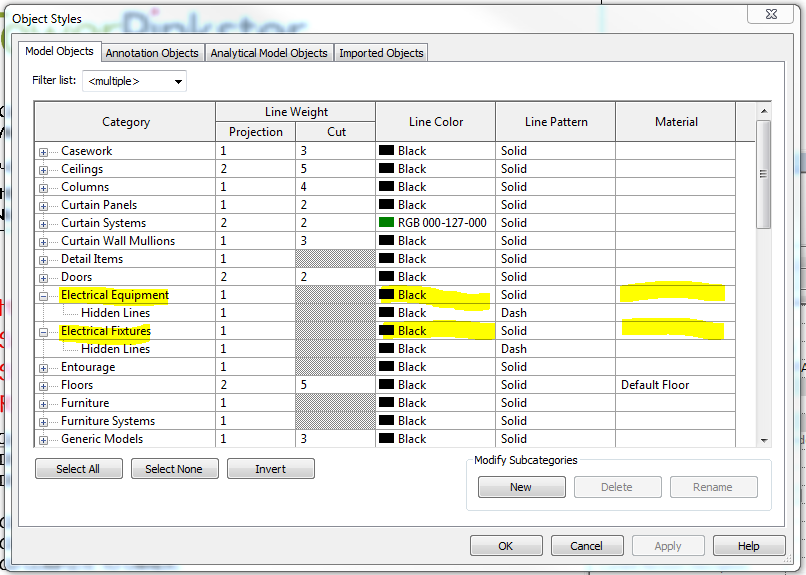 Solved: How can i assign multiple color to a family in REVIT MEP - Autodesk Community