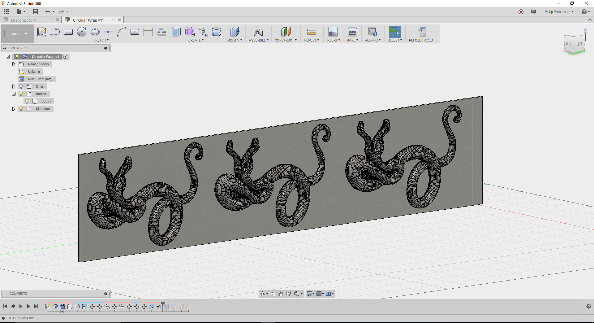 Step by step how to do sheet metal wraps. - Autodesk Community